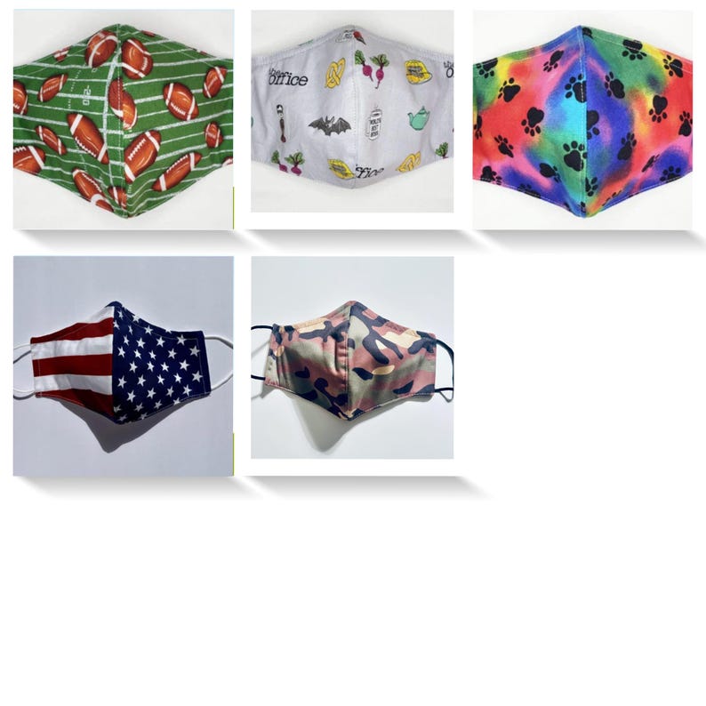 Sports Team Face Masks - Etsy