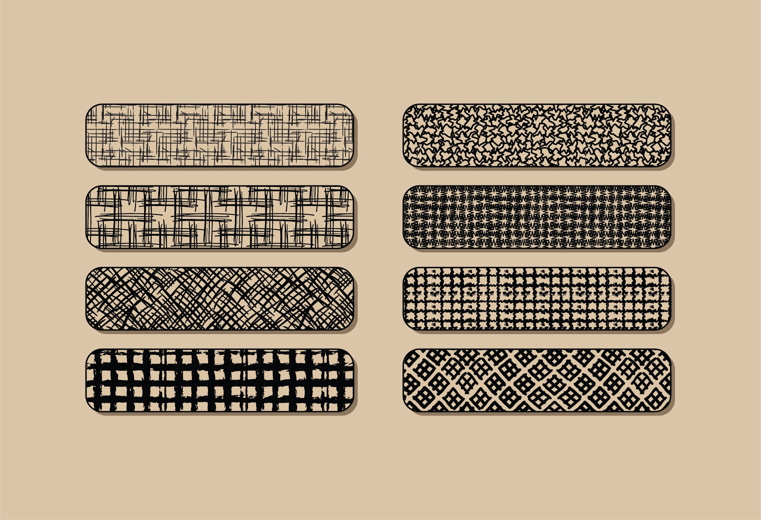 87 Pattern Brushes for Procreate Seamless Texture Pattern | Etsy