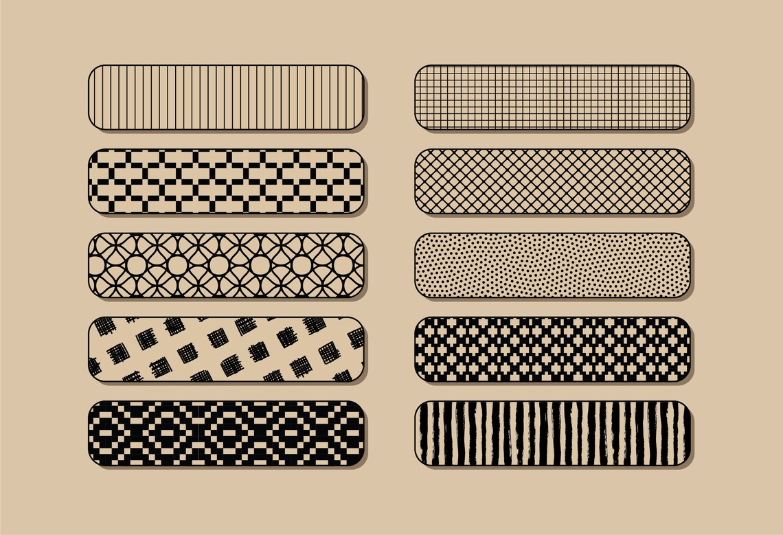 87 Pattern Brushes for Procreate Seamless Texture Pattern - Etsy