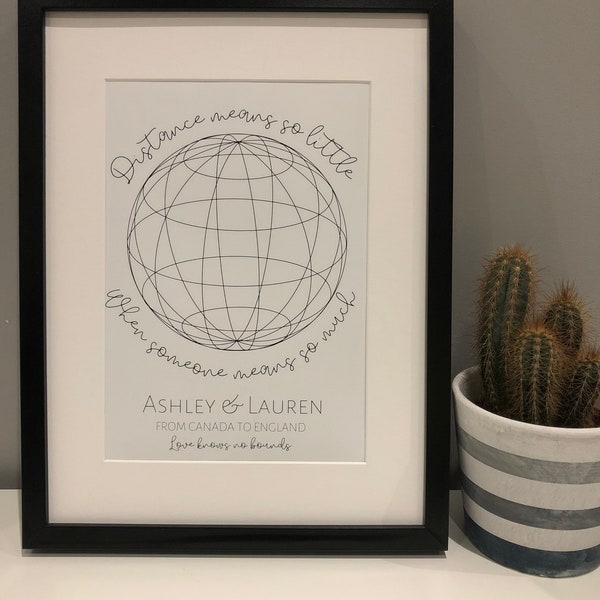 Long Distance Relationship - Etsy UK