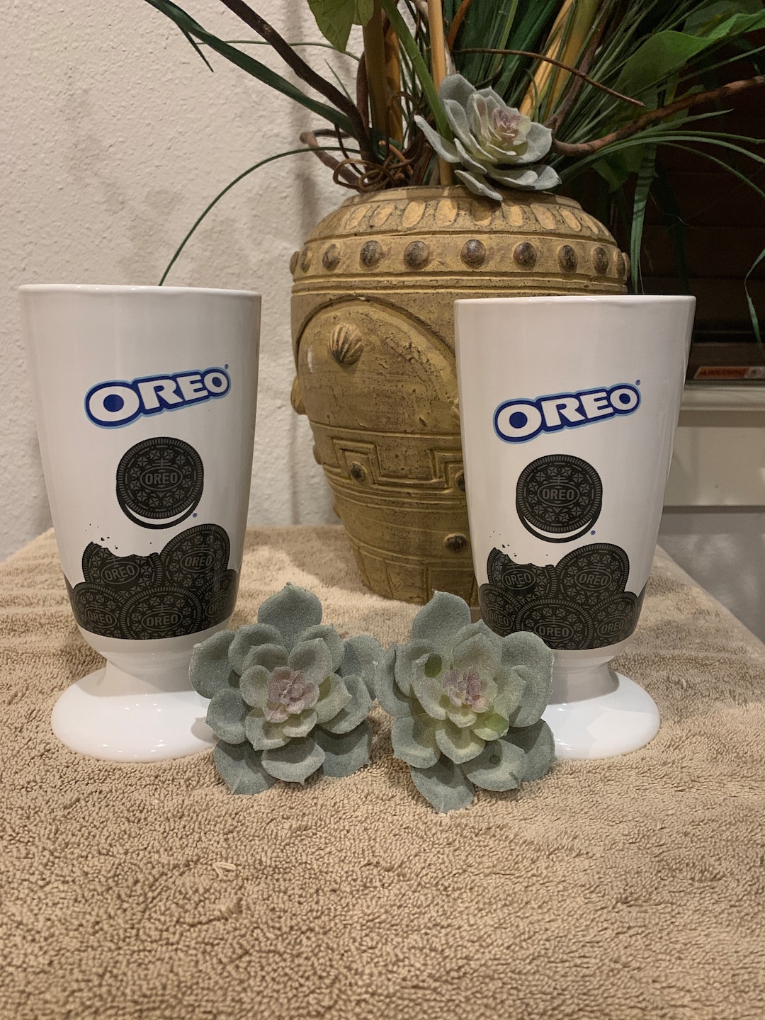 2 Oreo Milkshake Ceramic Mugs - Etsy
