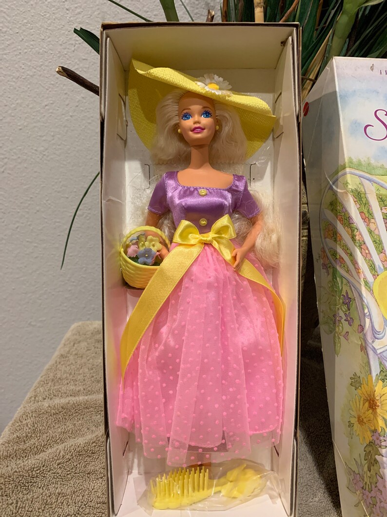 1995 Avon Special Edition Spring Blossom Barbie - Etsy
