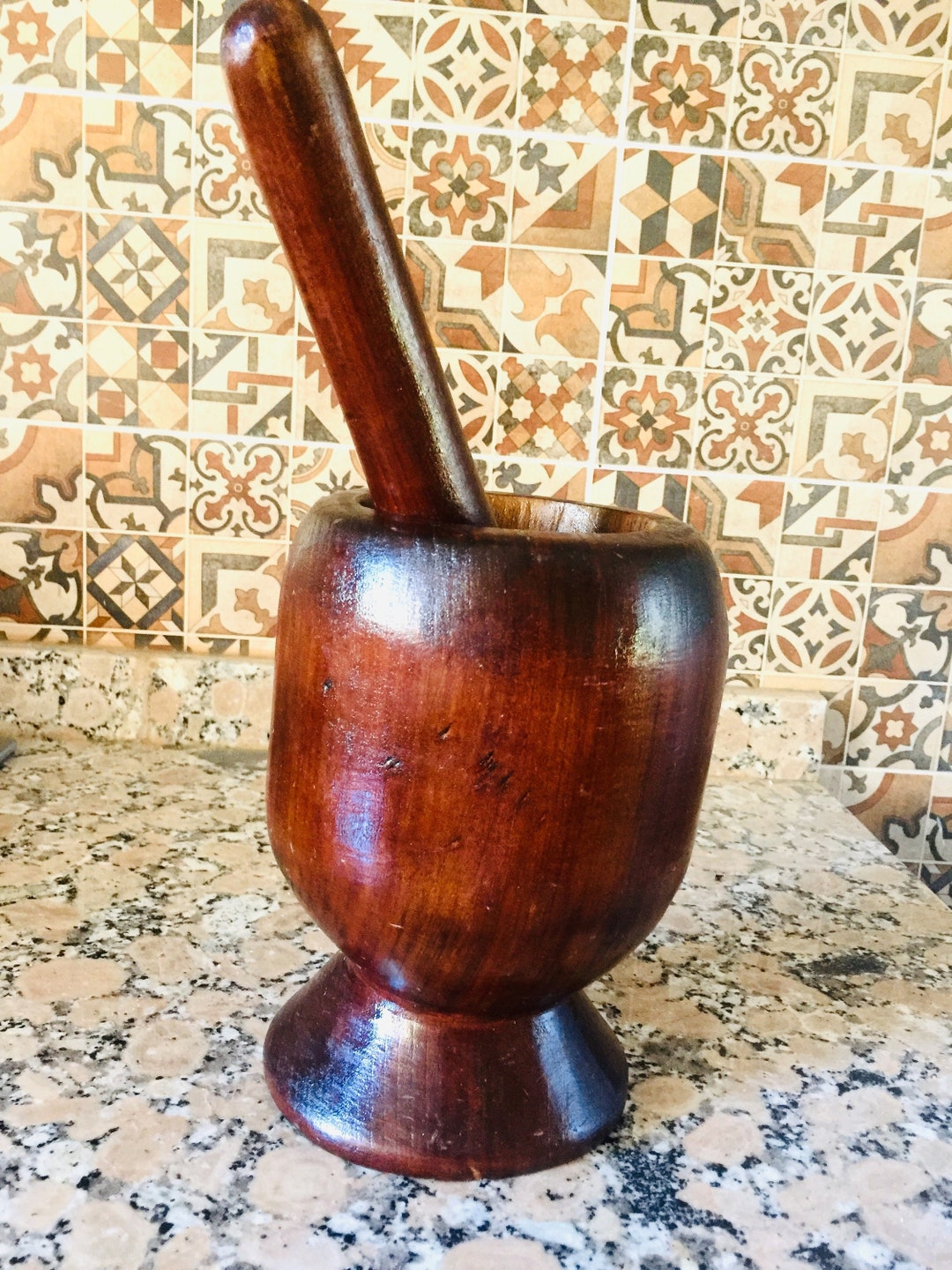 Vintage Mortar,engraved Mortar and Pestle,handmade Mortar,moroccan ...