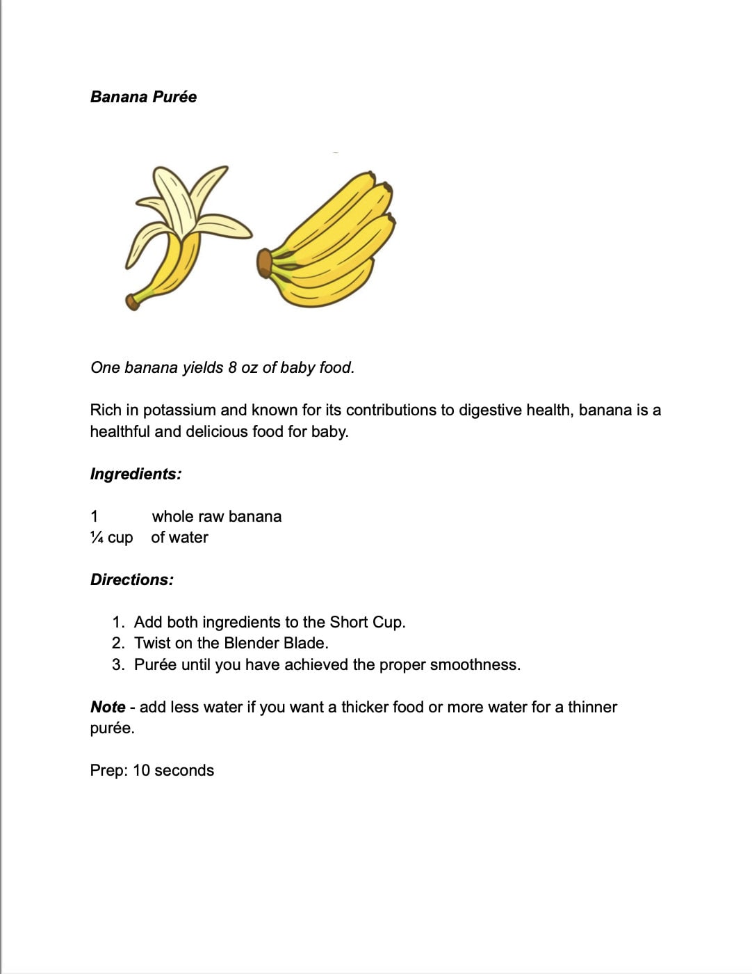 Printable Homemade Healthy Baby Food Recipes Ebook,food Charts,benefits ...