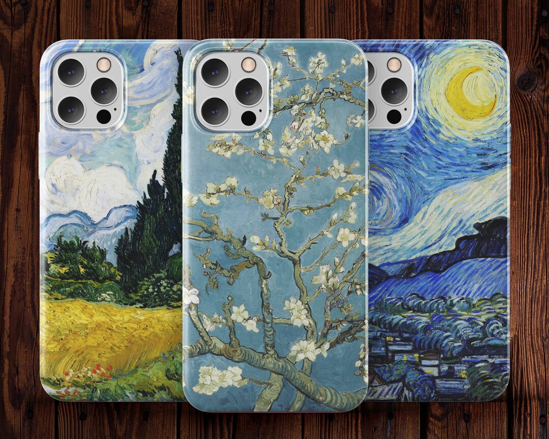 Vincent Van Gogh Phone Case, Starry Night Phone Case iPhone 13 11 12 14 ...