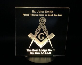 Masonic Led Lamp - Etsy