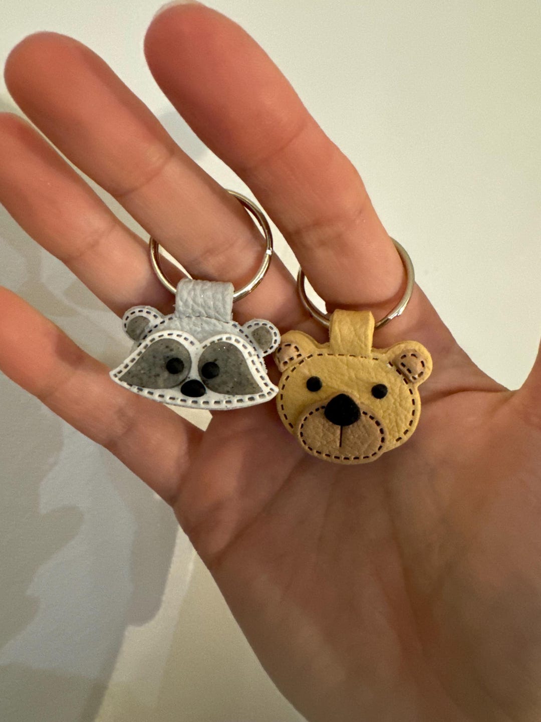 KEYCHAINS| Backpack Buddies| Raccoon| Bear| - Etsy