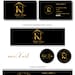 Realtor Logo Design, Gold Real Estate Logo, Premade Realtor Signature ...