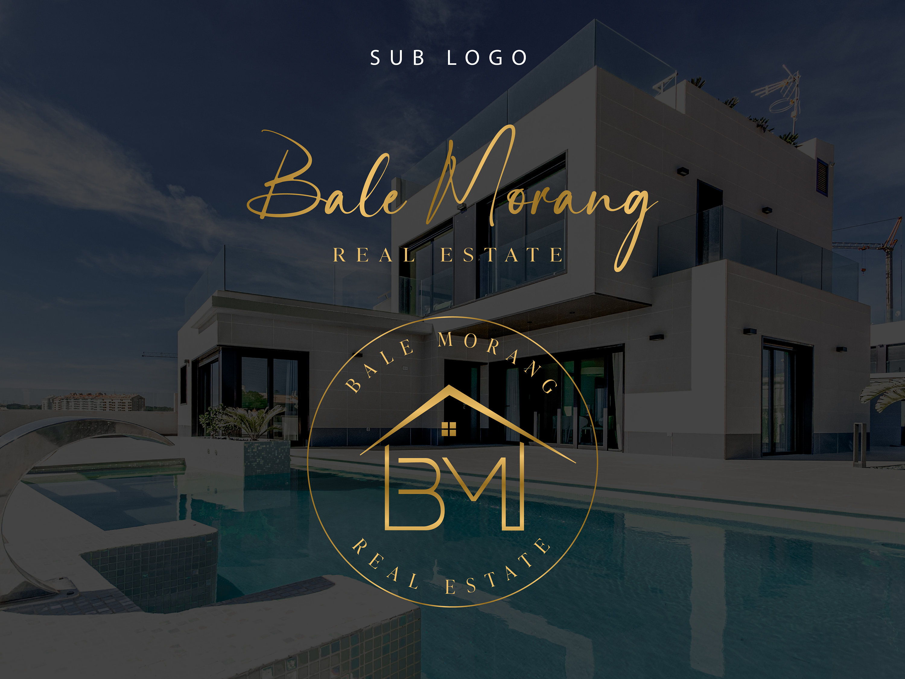 Initial Signature Logo Real Estate Logo Design Premade - Etsy