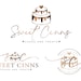 Cake Logo Design Transparent Watermark Logo Premade Logo | Etsy