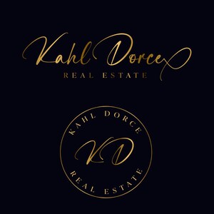 Key and House Logo, Premade Real Estate Logo, Gold Real Estate Logo ...