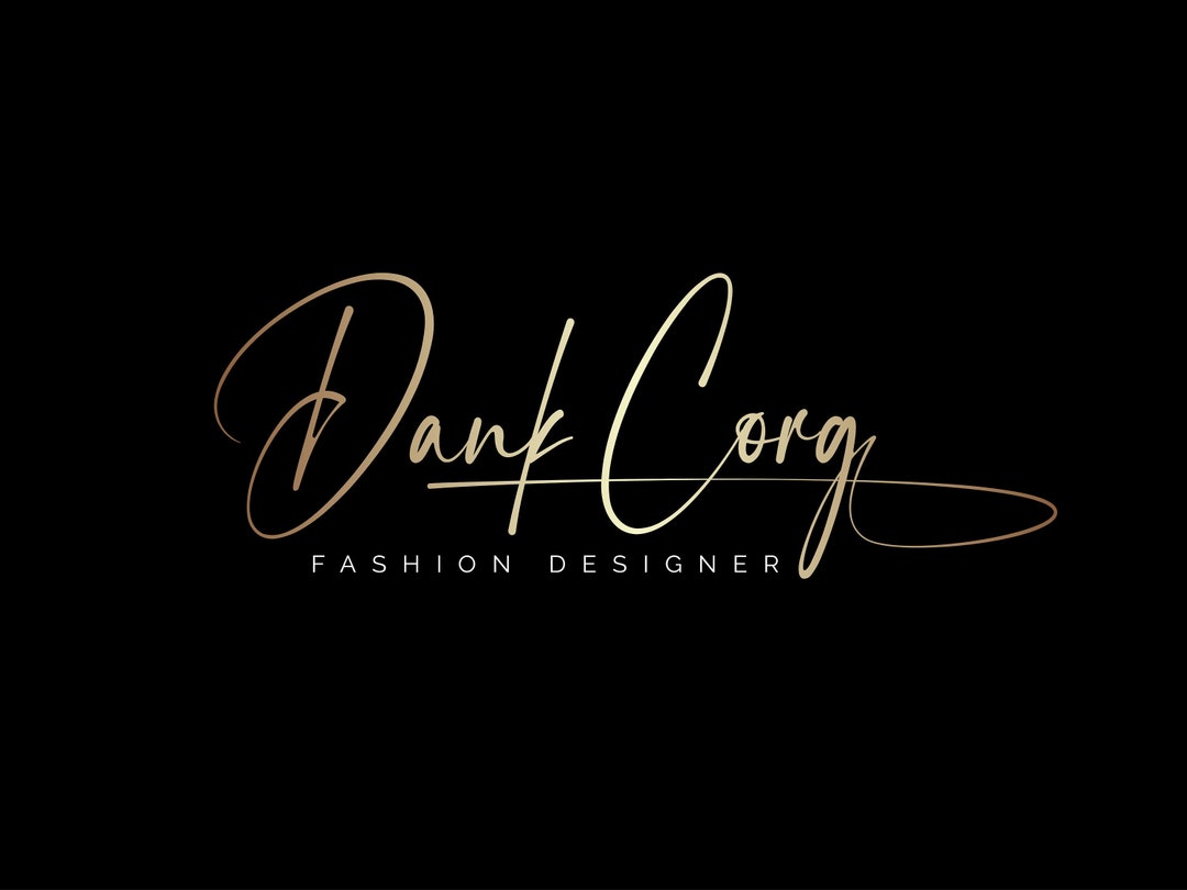 Signature Logo Design, Handwritten Sign, Fashion Designer Sign ...
