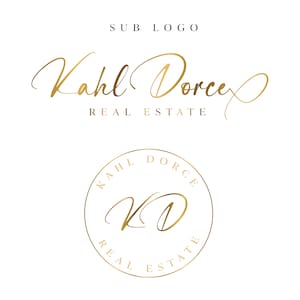 Key and House Logo, Premade Real Estate Logo, Gold Real Estate Logo ...
