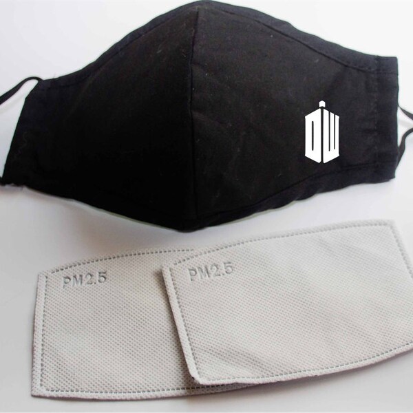 Doctor Who Face Mask - Etsy