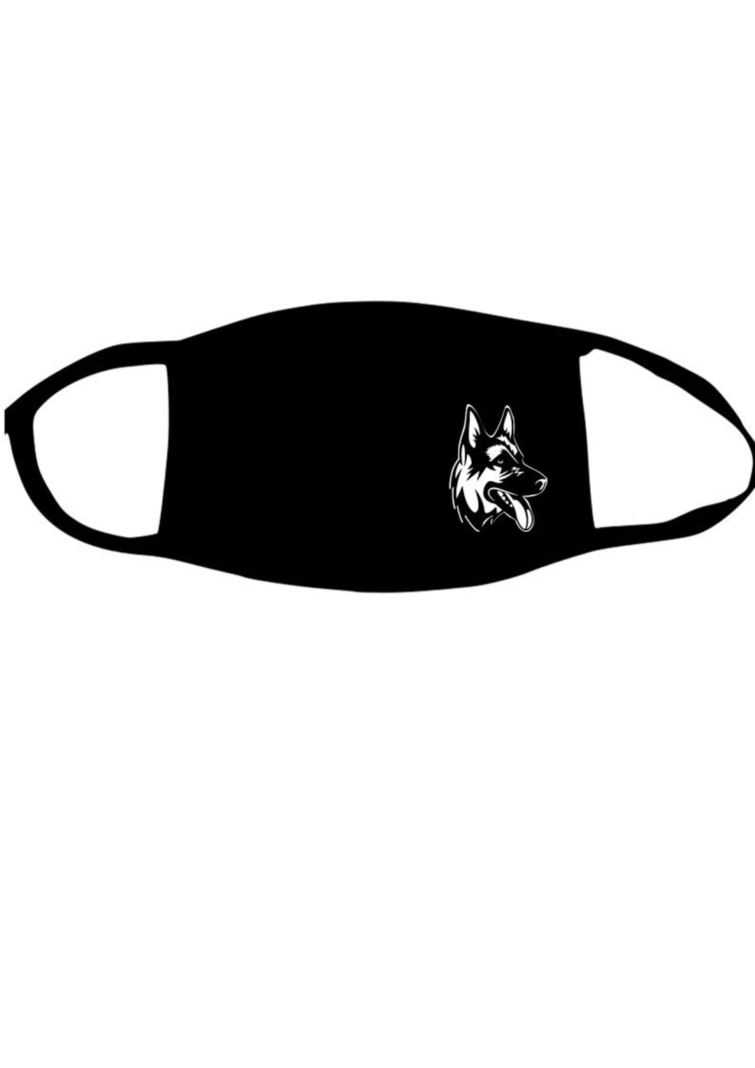 German Shepherd Mask-face Mask- Layer Reusable Black Face Mask- Cover ...