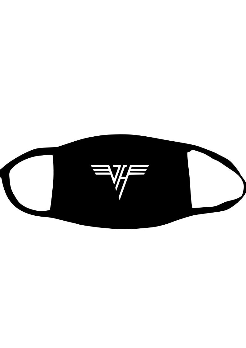 Van Halen Mask Rush Band Face Mask-double Layer-reusable Black Face ...