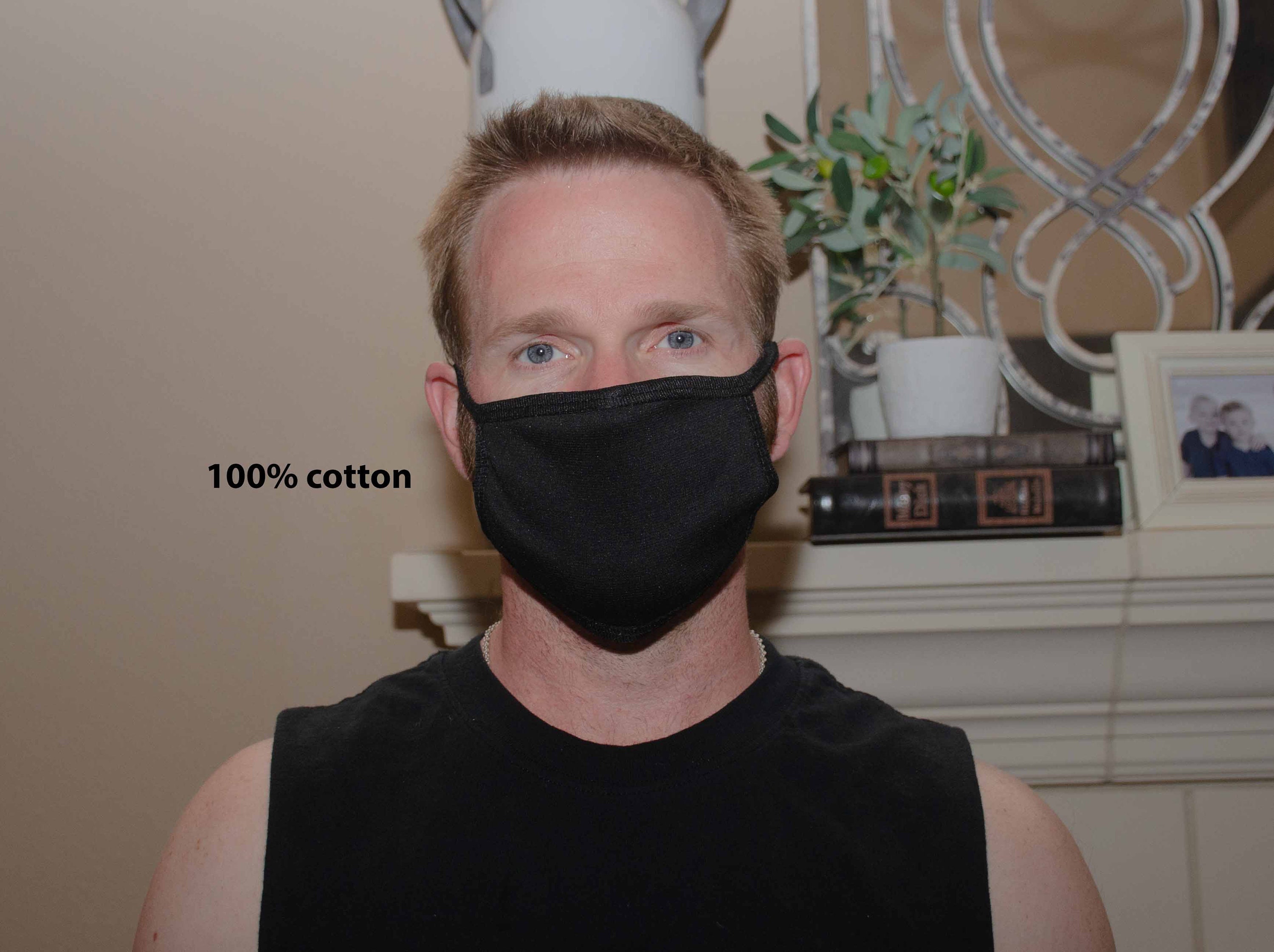 Theatre Faces Face Mask-drama Faces Double Layer Reusable Black Face ...