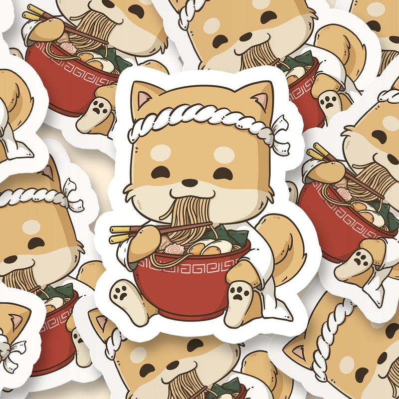 Ramen Stickers - Etsy