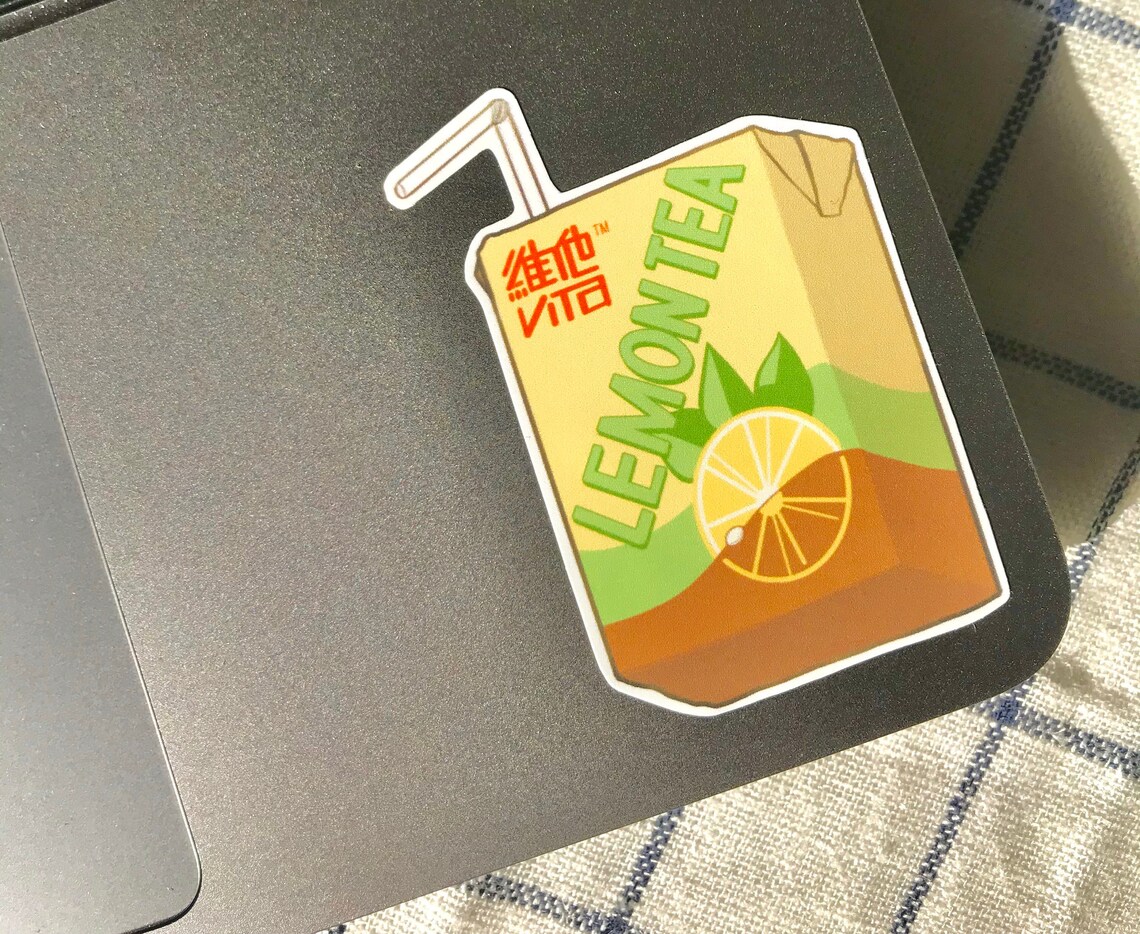 Lemon Tea Juice Box Stickers Arizona Iced Tea Sticker | Etsy