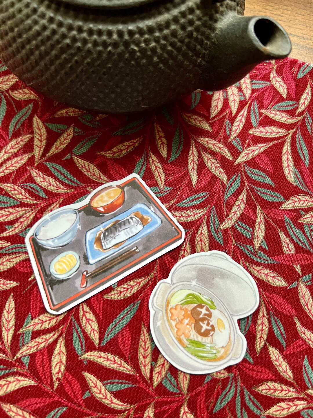 Anime Food Sticker Japanese Food Sticker Waterproof Vinyl Sticker Anime ...