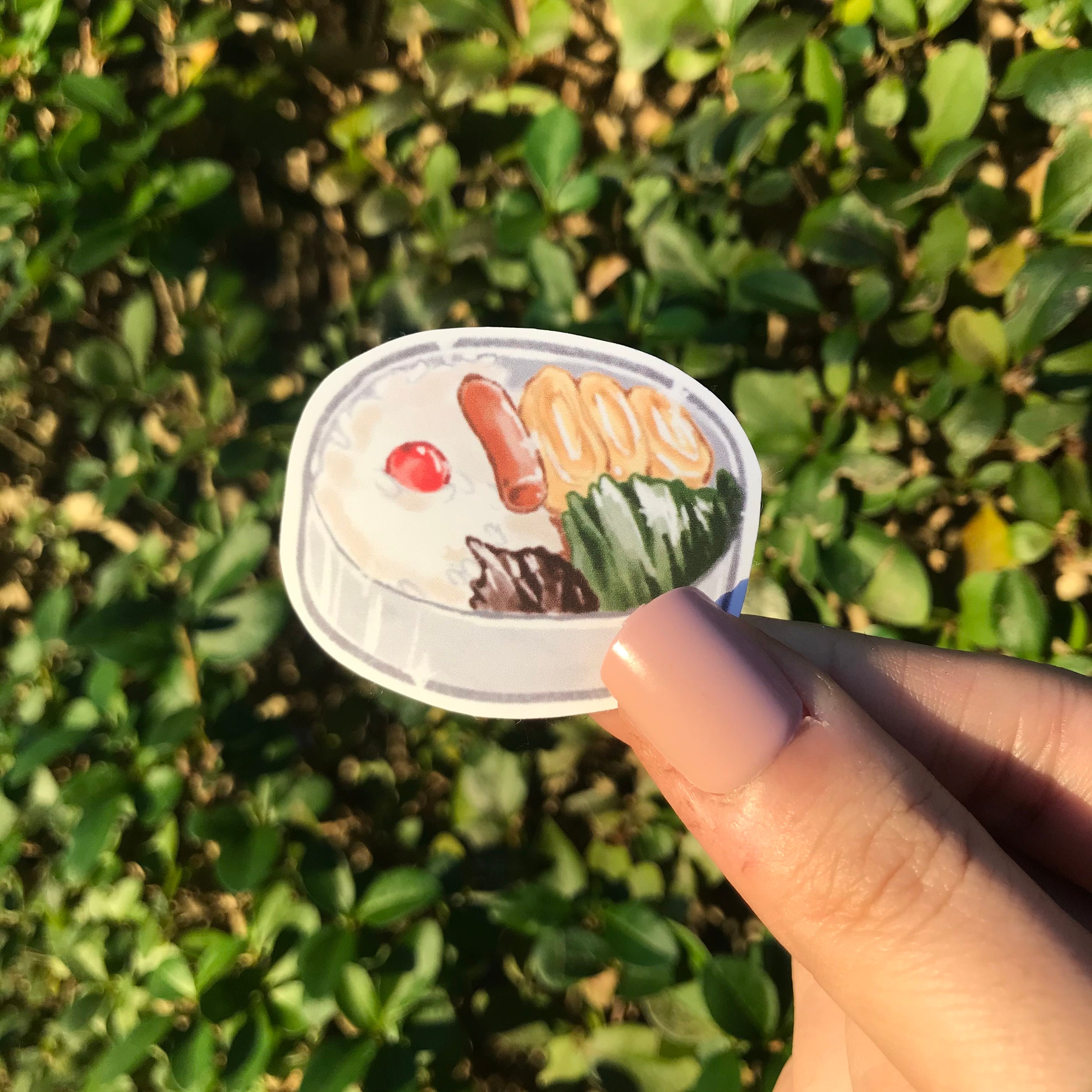 Anime Bento Box Sticker Japanese Bento Box Sticker - Etsy