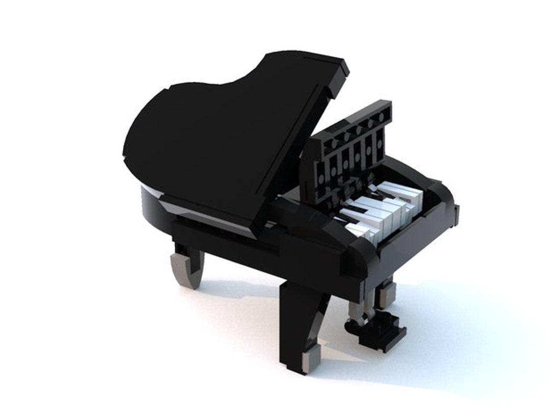 LEGO Small Grand Piano MOC PDF Instructions 179 Pcs | Building Blocks ...