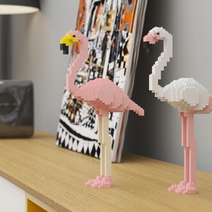 Birds Sculptures Sculptures | 3D Building Blocks | DIY Model Kit - Etsy