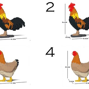 Birds Sculptures Sculptures | 3D Building Blocks | DIY Model Kit - Etsy