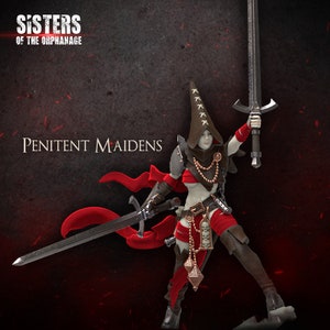 Penitent Maidens 34mm | 3D Printed Resin Miniatures - Etsy