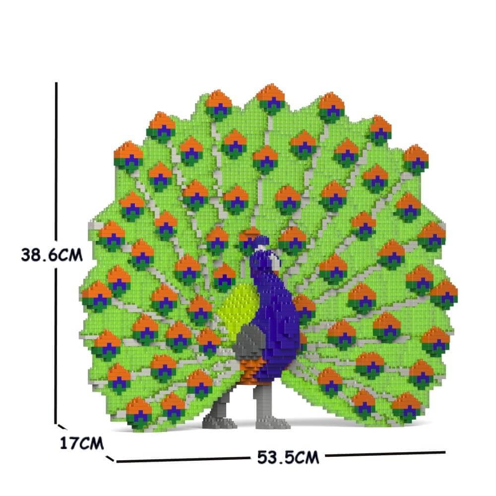 Peacock Sculptures Sculptures | 3D Building Blocks | DIY Model Kit - Etsy