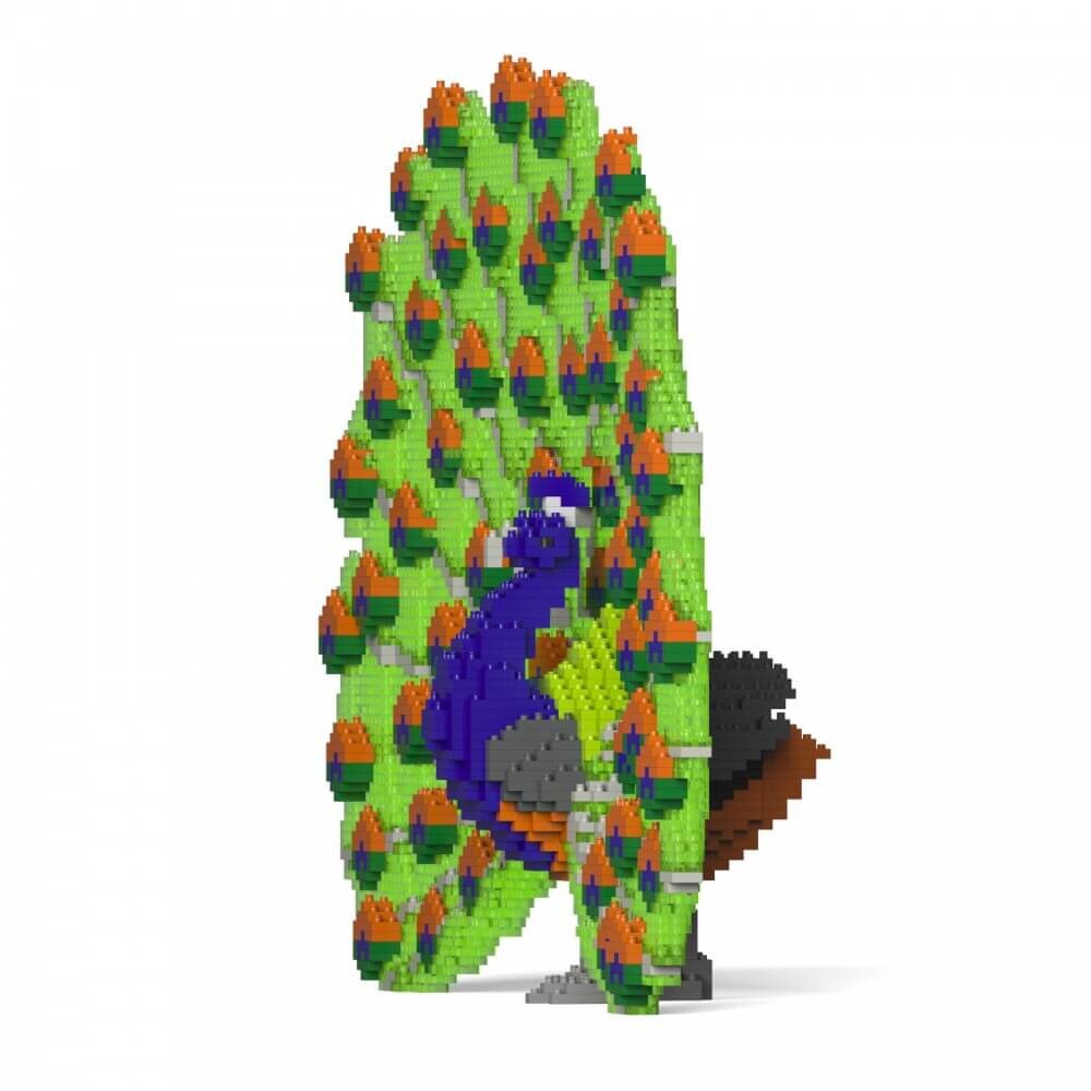Peacock Sculptures Sculptures | 3D Building Blocks | DIY Model Kit - Etsy