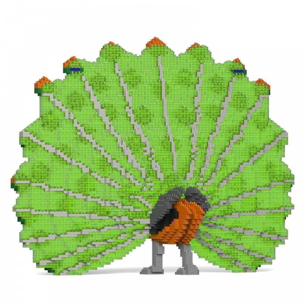 Peacock Sculptures Sculptures | 3D Building Blocks | DIY Model Kit - Etsy