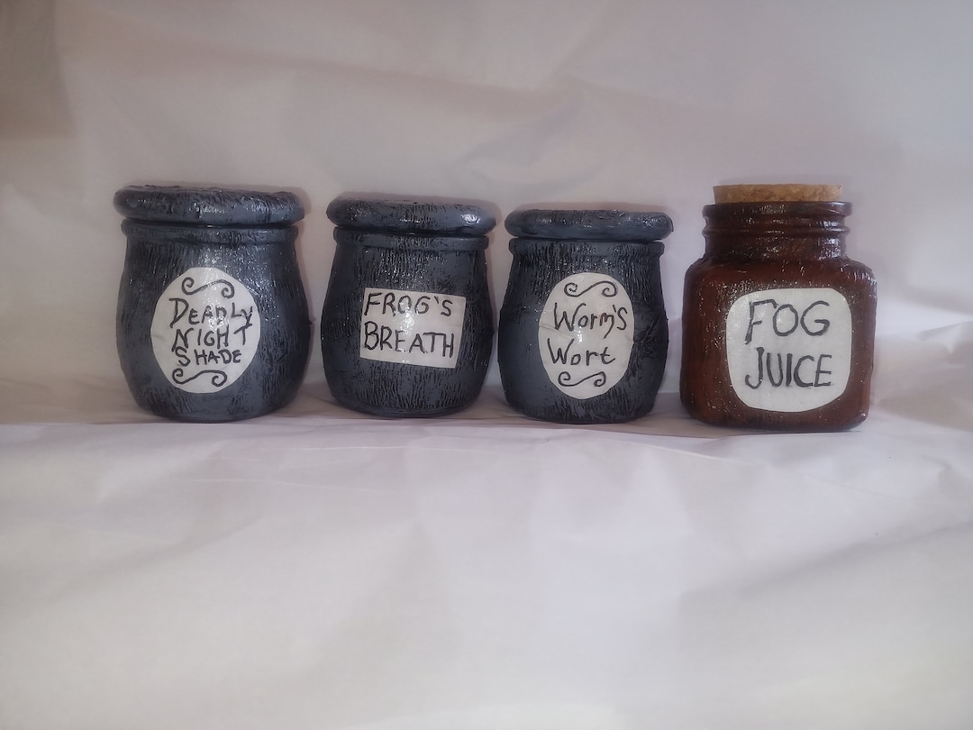 Clearance* Deadly Nightshade, Worms Wort, Frogs Breath, Fog Juice Jar ...