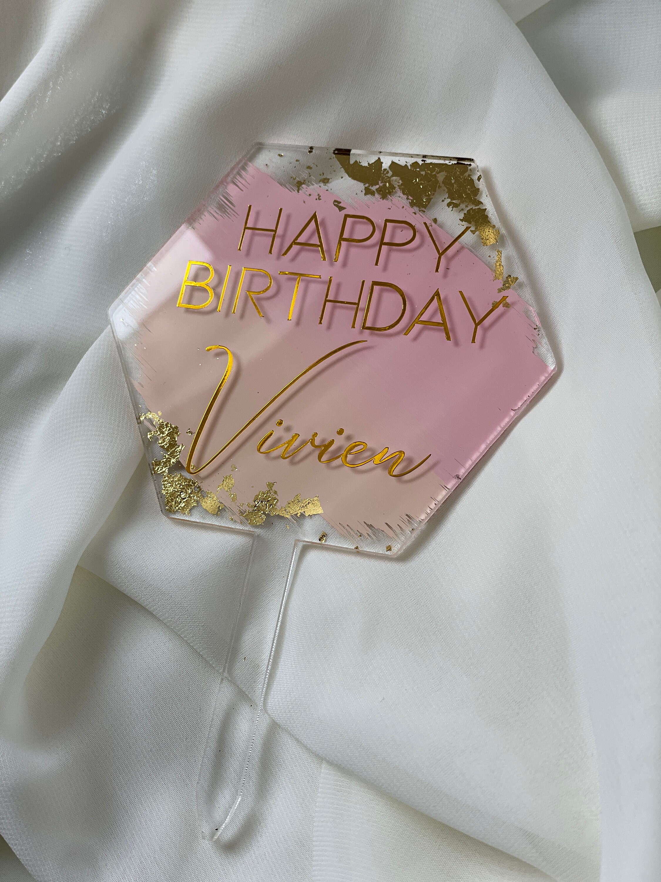 Custom Acrylic Cake Topper Personalized Acrylic Cake Topper - Etsy