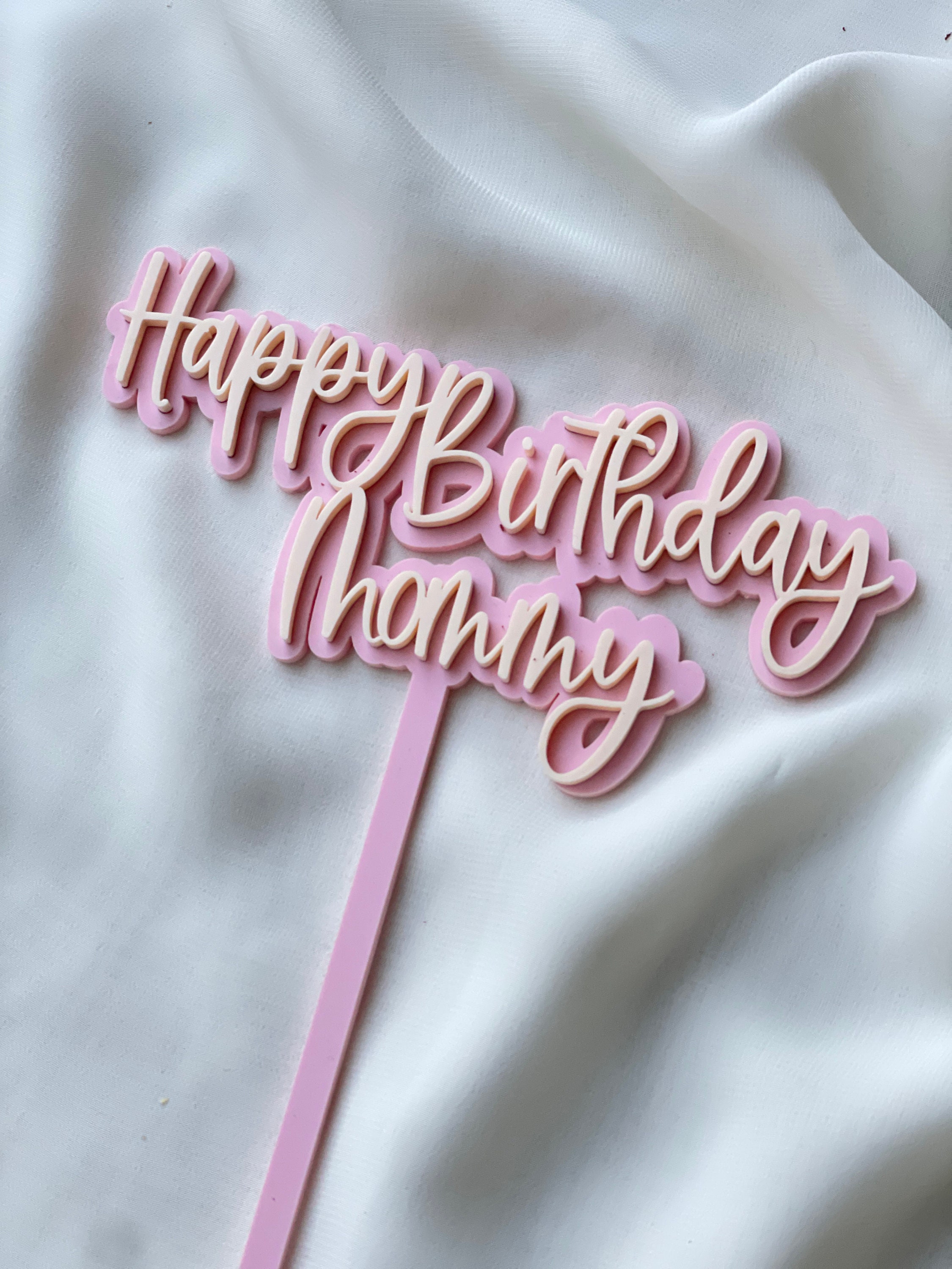 Custom Acrylic Cake Topper Personalized Acrylic Cake Topper - Etsy