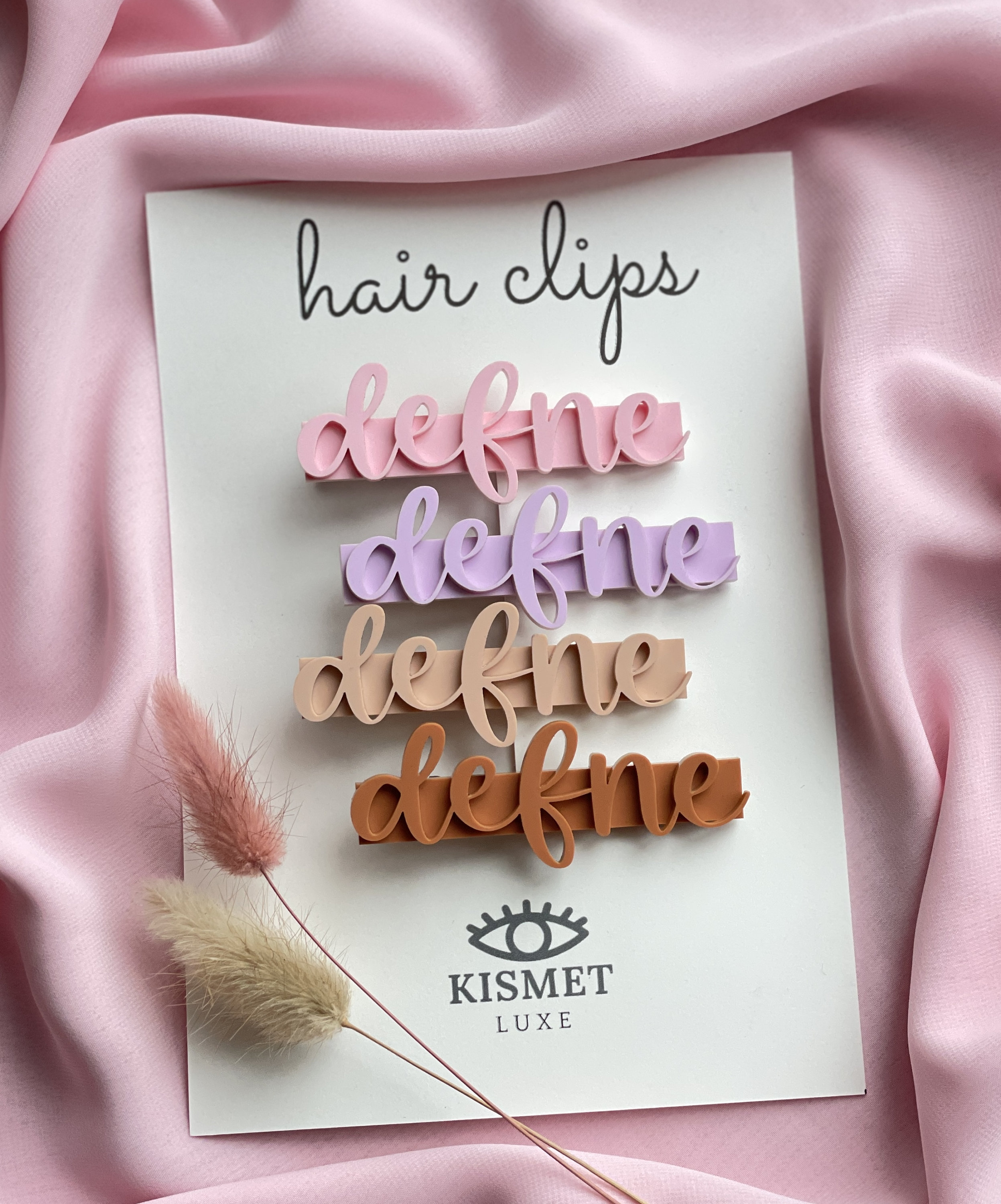 Personalized Name Hair Clip Custom Acrylic Girl Hair Clip - Etsy