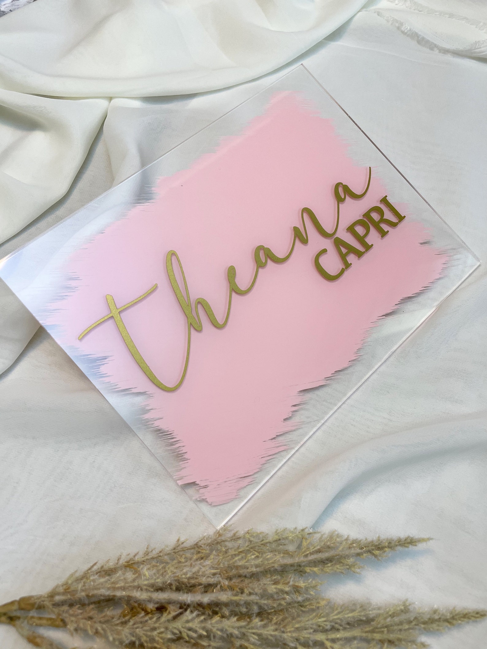 Acrylic Newborn Baby Name Sign Birth Announcement Custom | Etsy