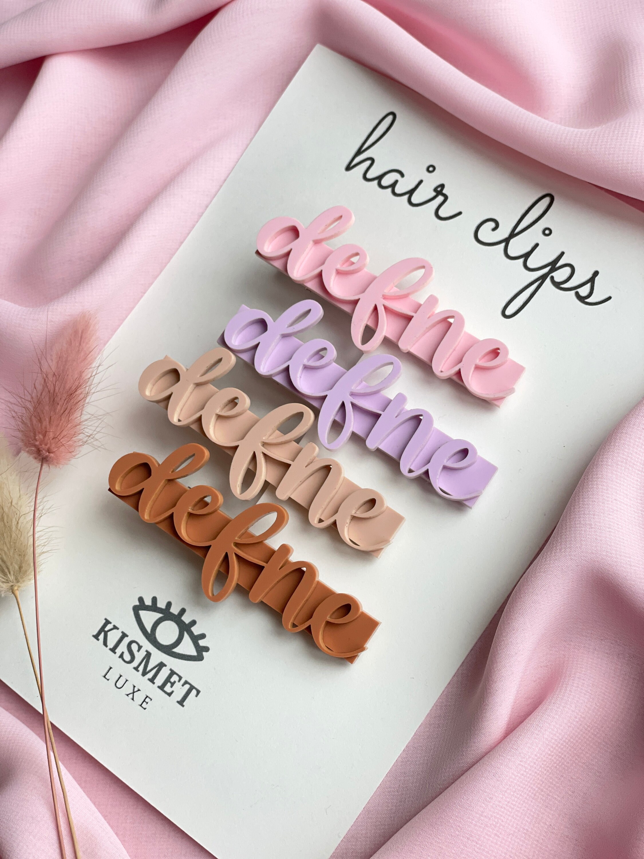 Personalized Name Hair Clip Custom Acrylic Girl Hair Clip - Etsy