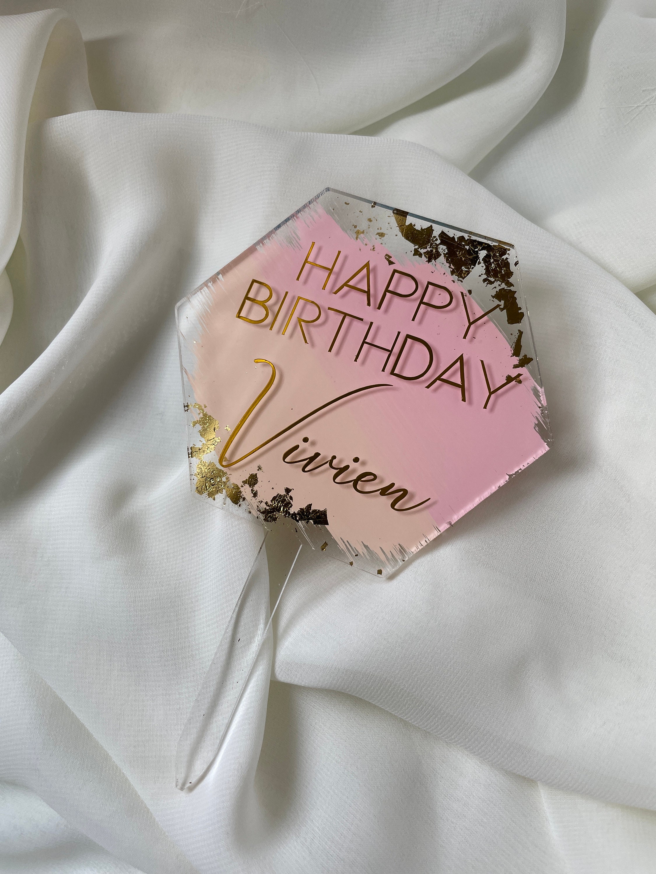 Custom Acrylic Cake Topper Personalized Acrylic Cake Topper | Etsy