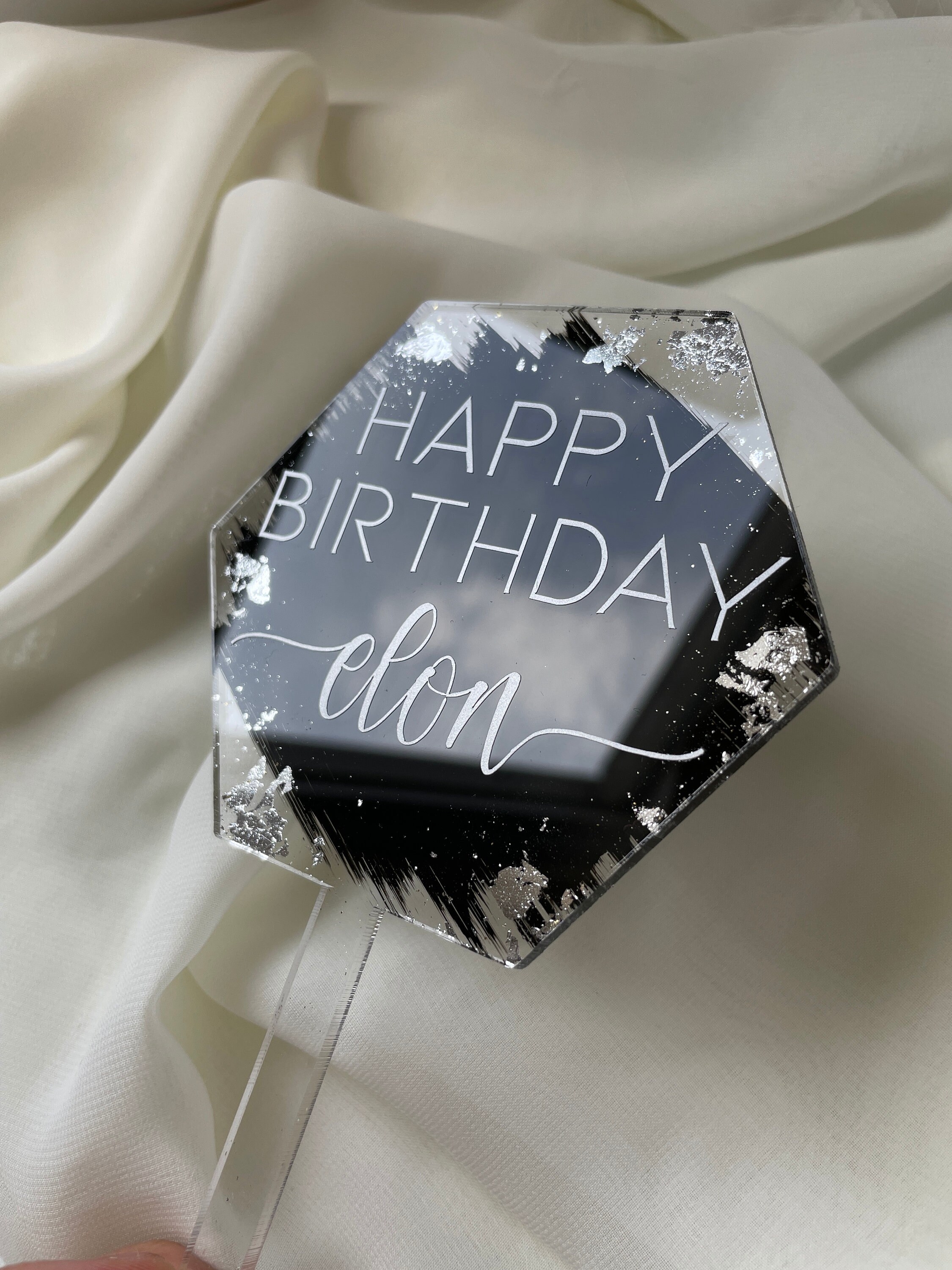 Custom Acrylic Cake Topper Personalized Acrylic Cake Topper | Etsy