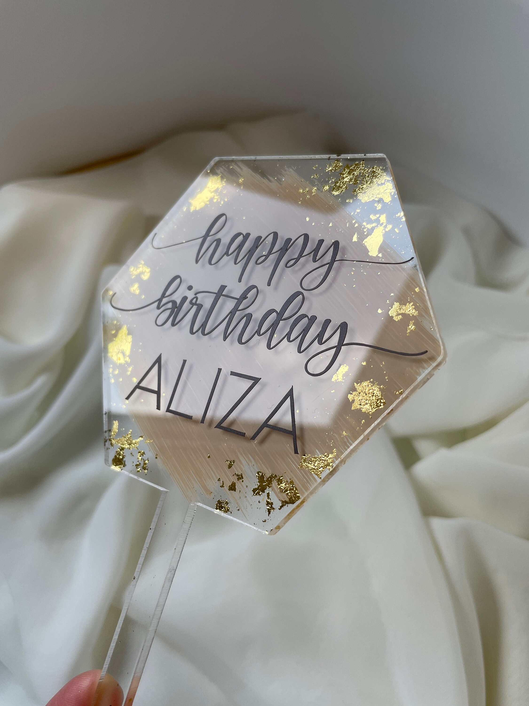 Custom Acrylic Cake Topper Personalized Acrylic Cake Topper | Etsy