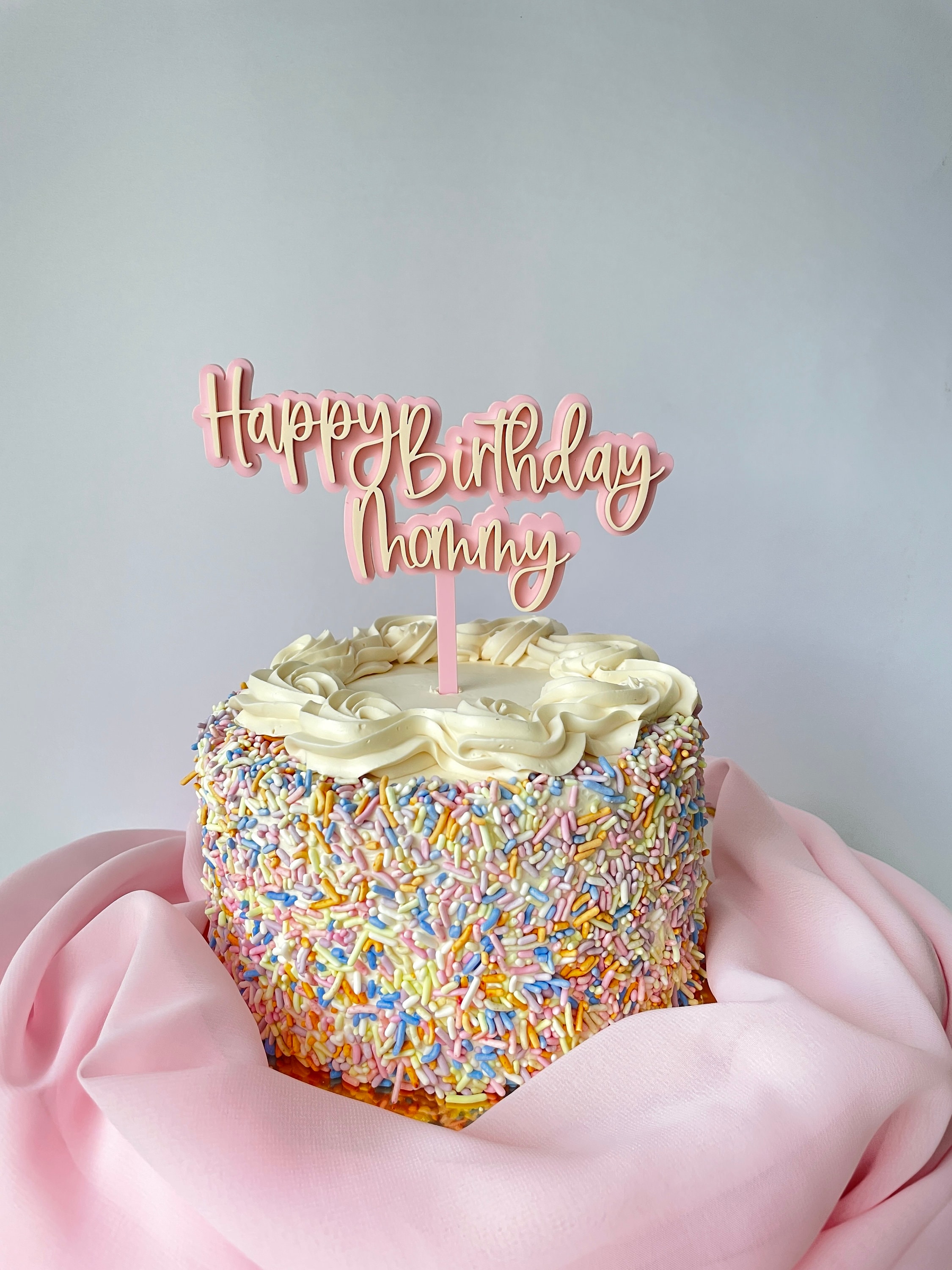 Custom Acrylic Cake Topper Personalized Acrylic Cake Topper - Etsy