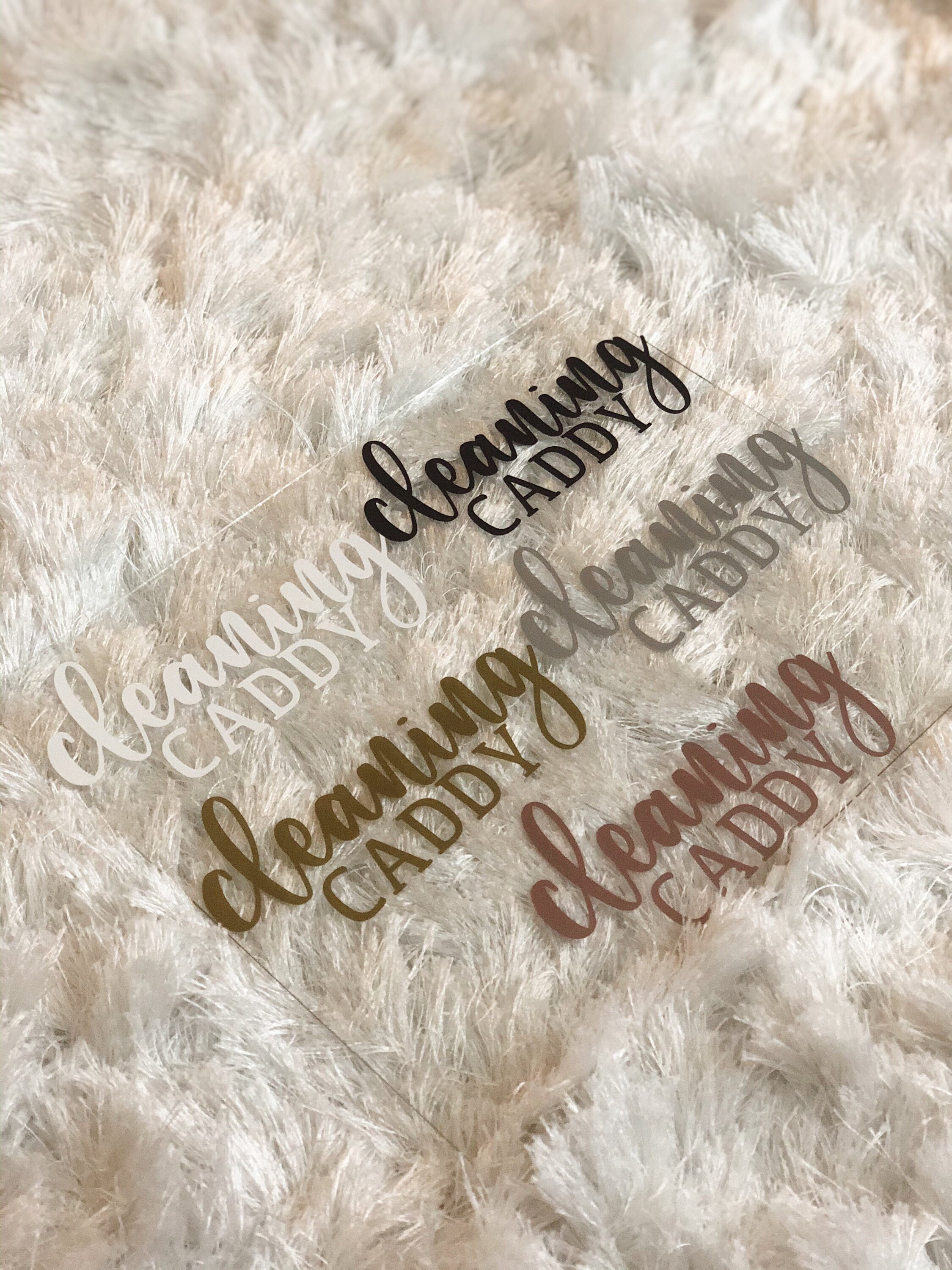 Cleaning Caddy Bin DECAL ONLY Cleaning Supply Bin Label - Etsy