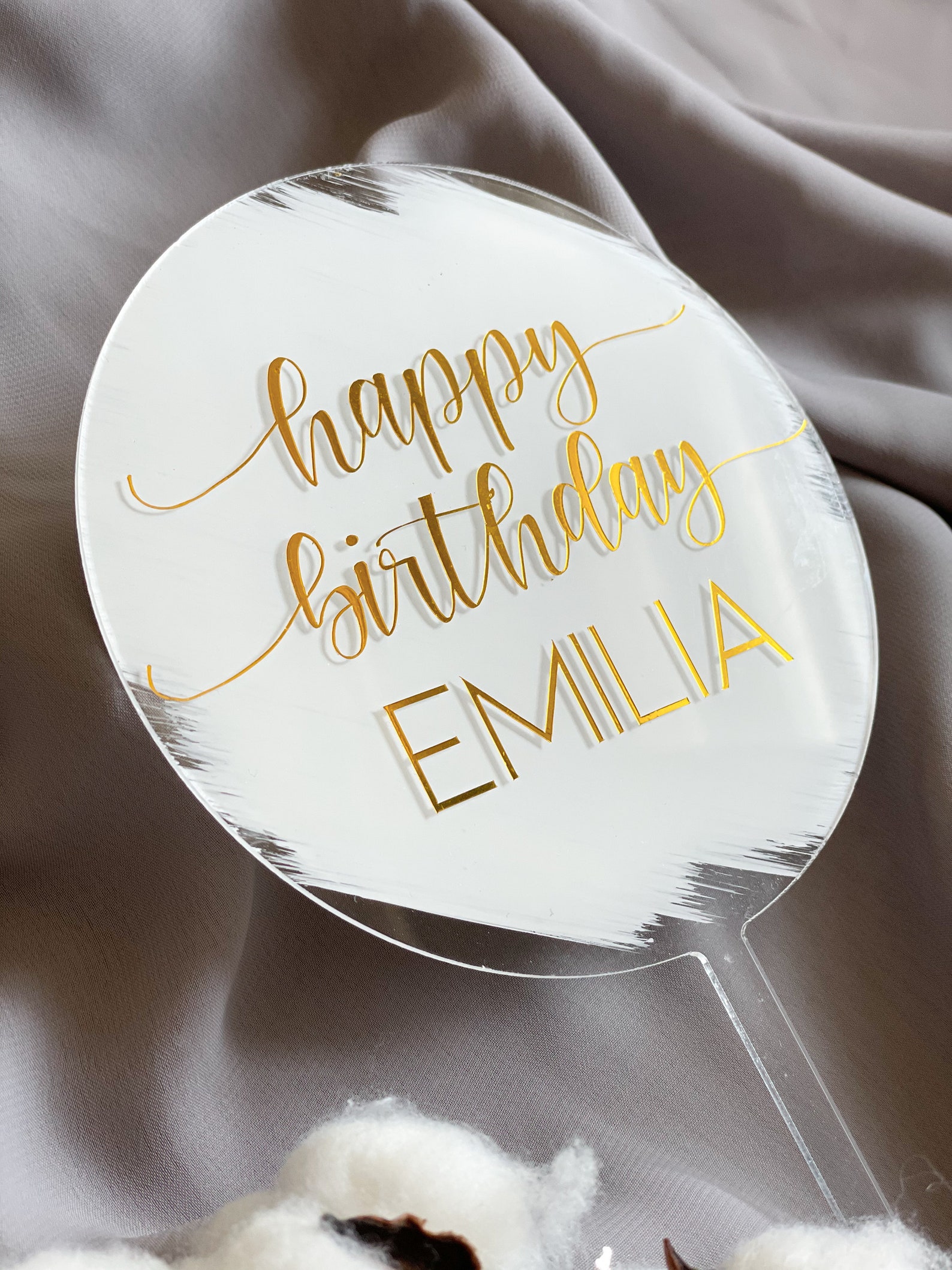 Custom Acrylic Cake Topper Personalized Acrylic Cake Topper - Etsy