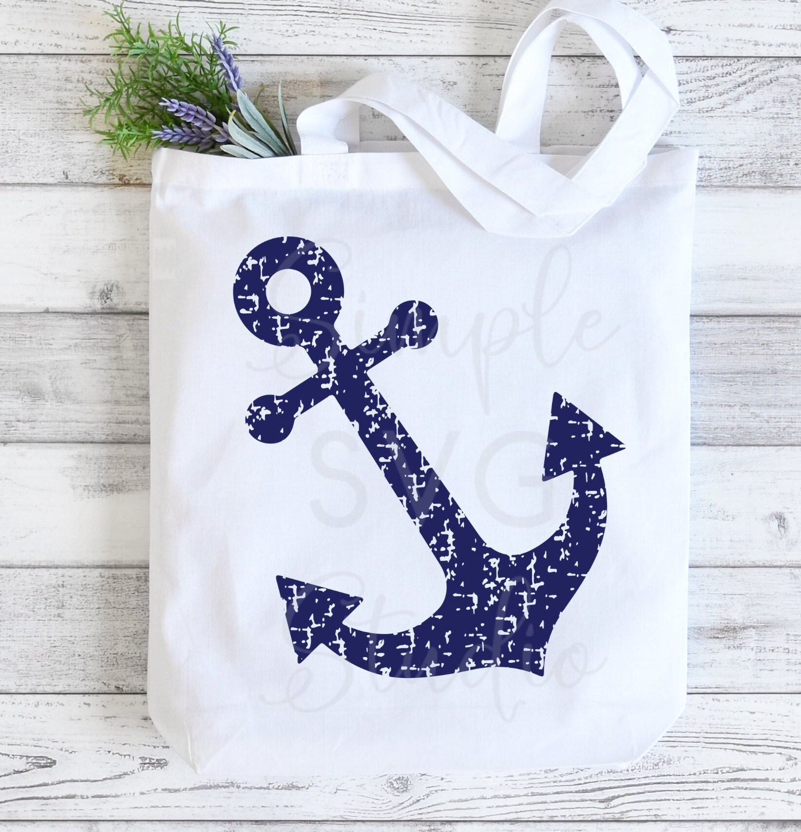 Anchor SVG Summer SVG File Distressed Anchor SVG Cricut - Etsy