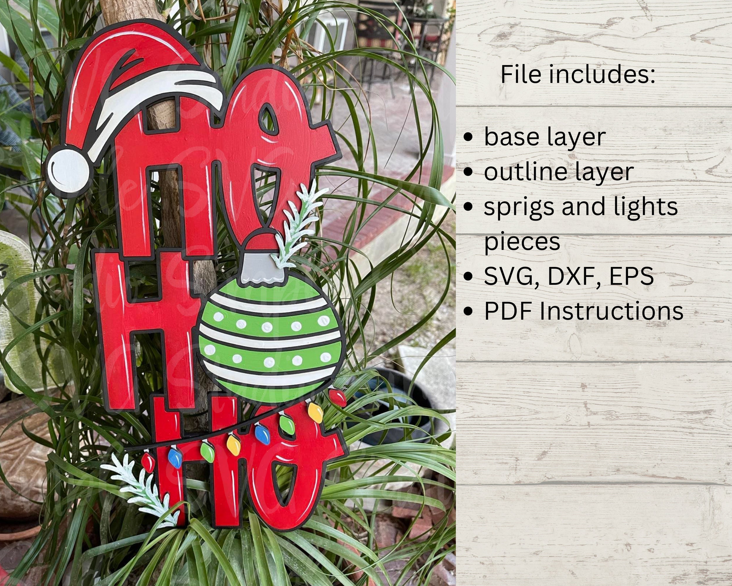 Laser Cut Christmas Sign Glowforge Christmas Sign Laser Cut - Etsy