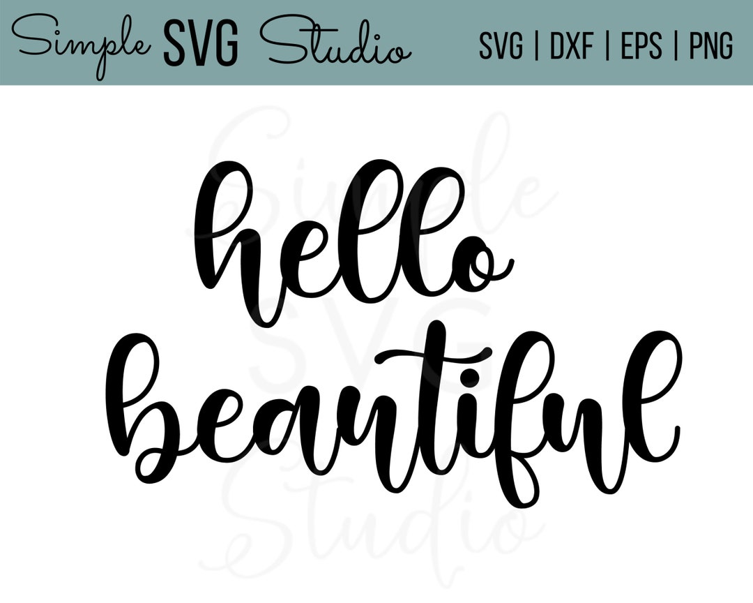 Casa de campo SVG Hola hermosa SVG SVG para Cricut Inspirational Svg ...