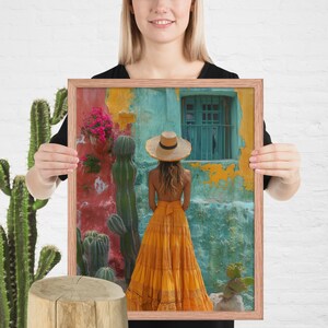 Mexican Wall Art, Farmhouse Floral Poster, Latina Photography, Hacienda ...