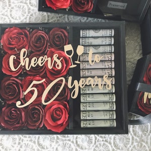 Personalized Money/cash Gift Box Flower Gift Box Personalized Gift Box ...