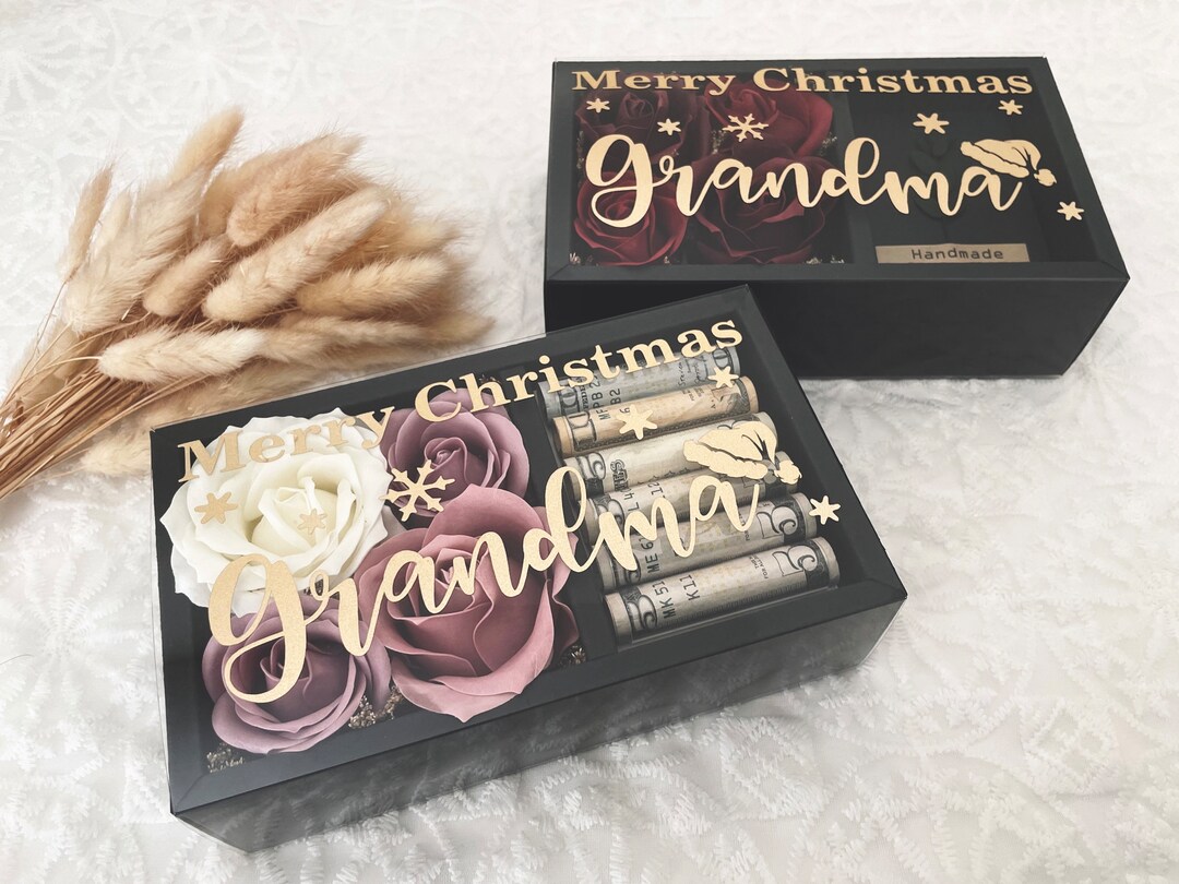Personalized Money/cash Gift Box Flower Gift Box - Etsy